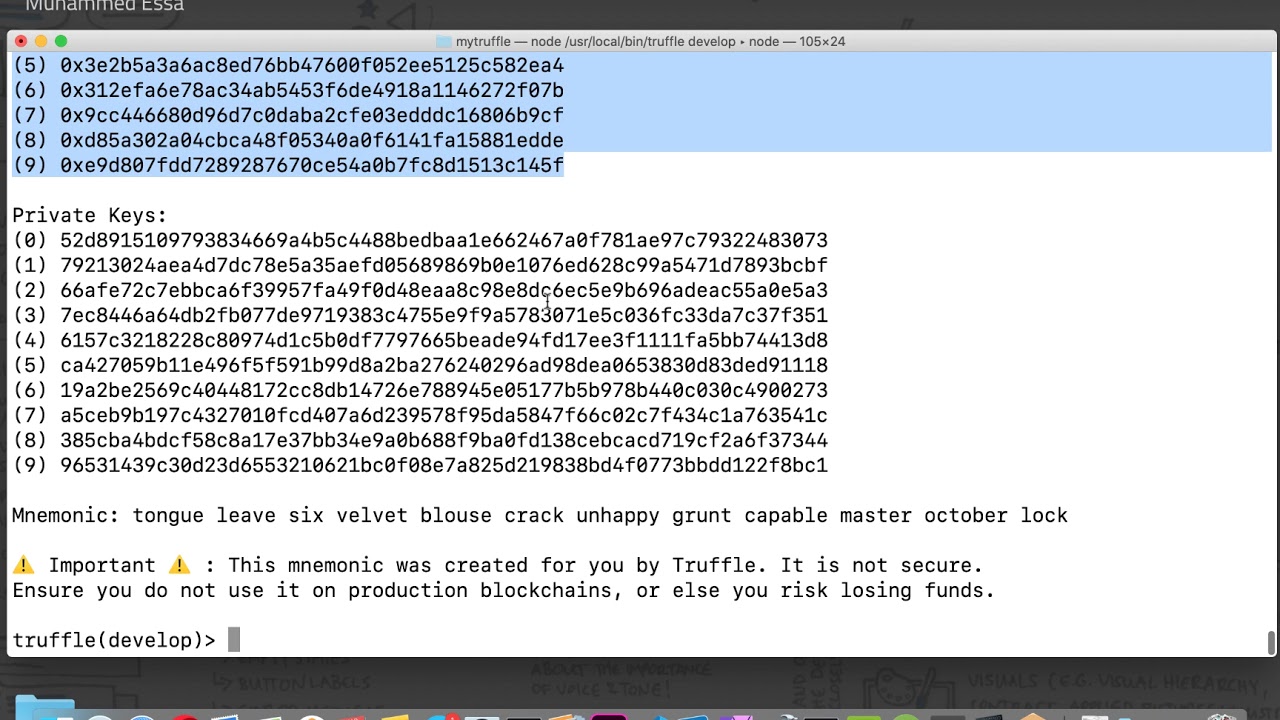 45 Truffle framework & Web3js accounts & get balance - YouTube