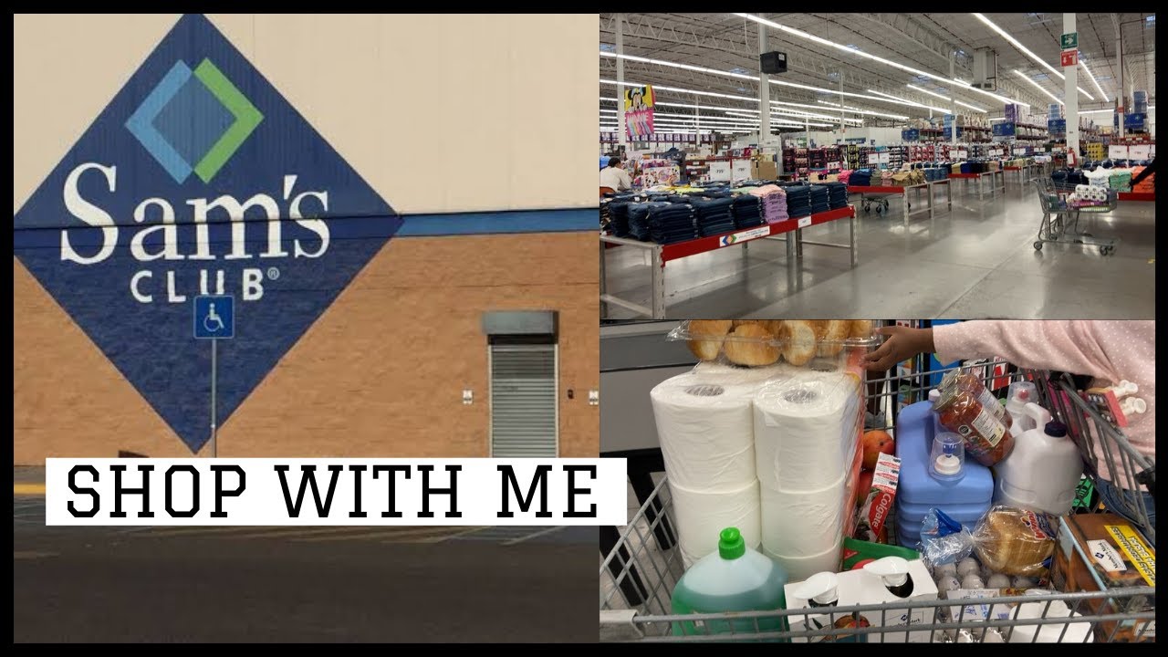 SHOP WITH ME AT SAM'S CLUB||SAM'S CLUB HAUL || WHOLESALE SUPERMARKET ...