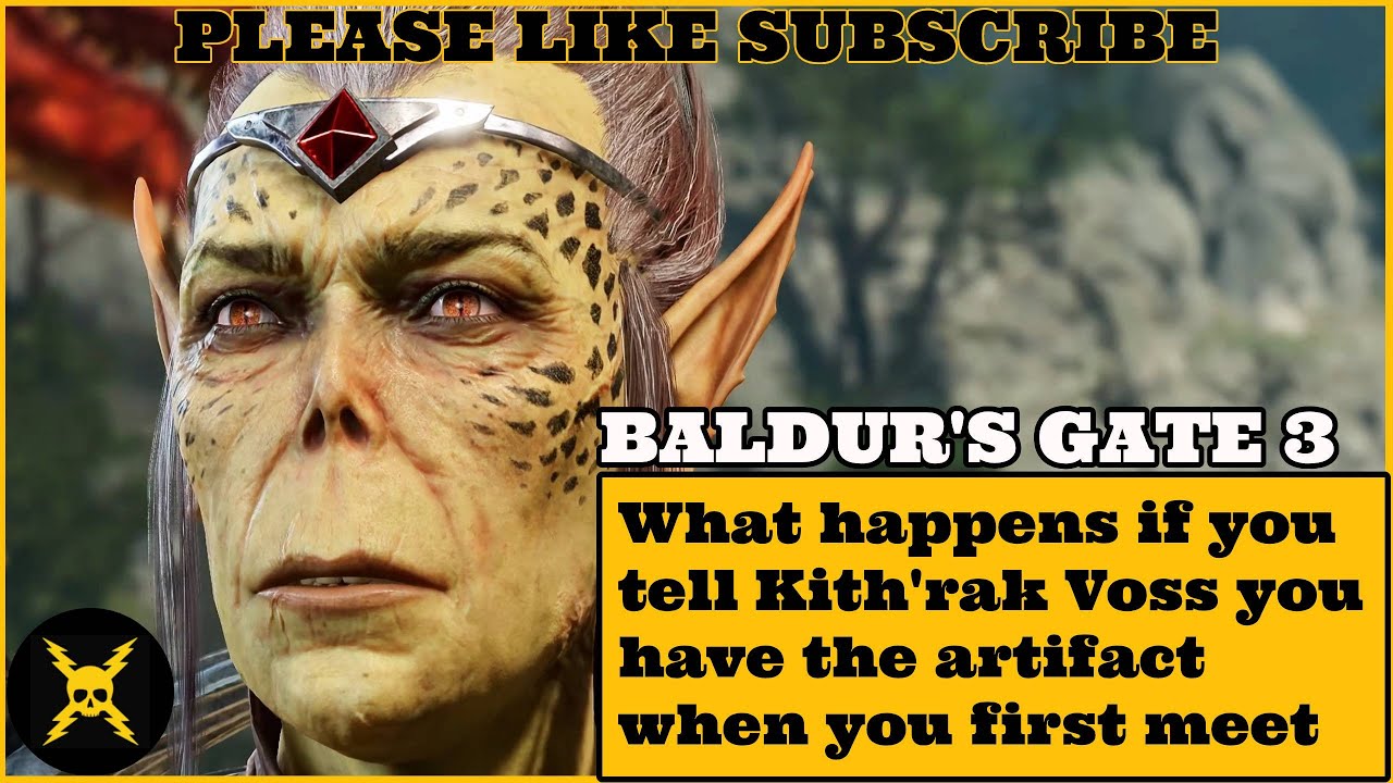 Baldur's Gate 3: What happens if you tell Kith'rak Voss you have the ...