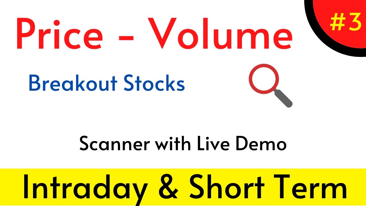 Price Volume Breakout Scanner - in 2 Mins - Stock Filtering - YouTube