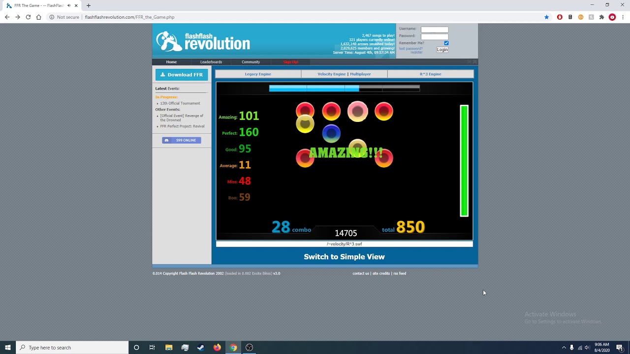 Flash Flash Revolution, Flash Game StepMania for PC - YouTube