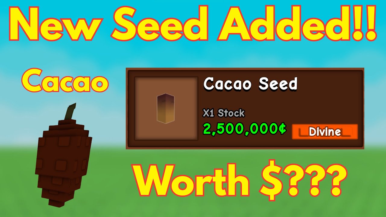 【New】How much is Cacao worth? | Roblox Grow A Garden | Loki The Master ...