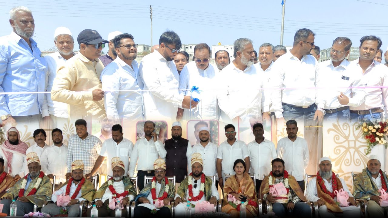 Inauguration of Road Opening beside Metro Function Hall Masjid-E-Ambiya ...