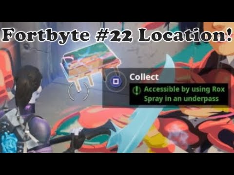 Fortnite FORTBYTE #22 LOCATION! - YouTube
