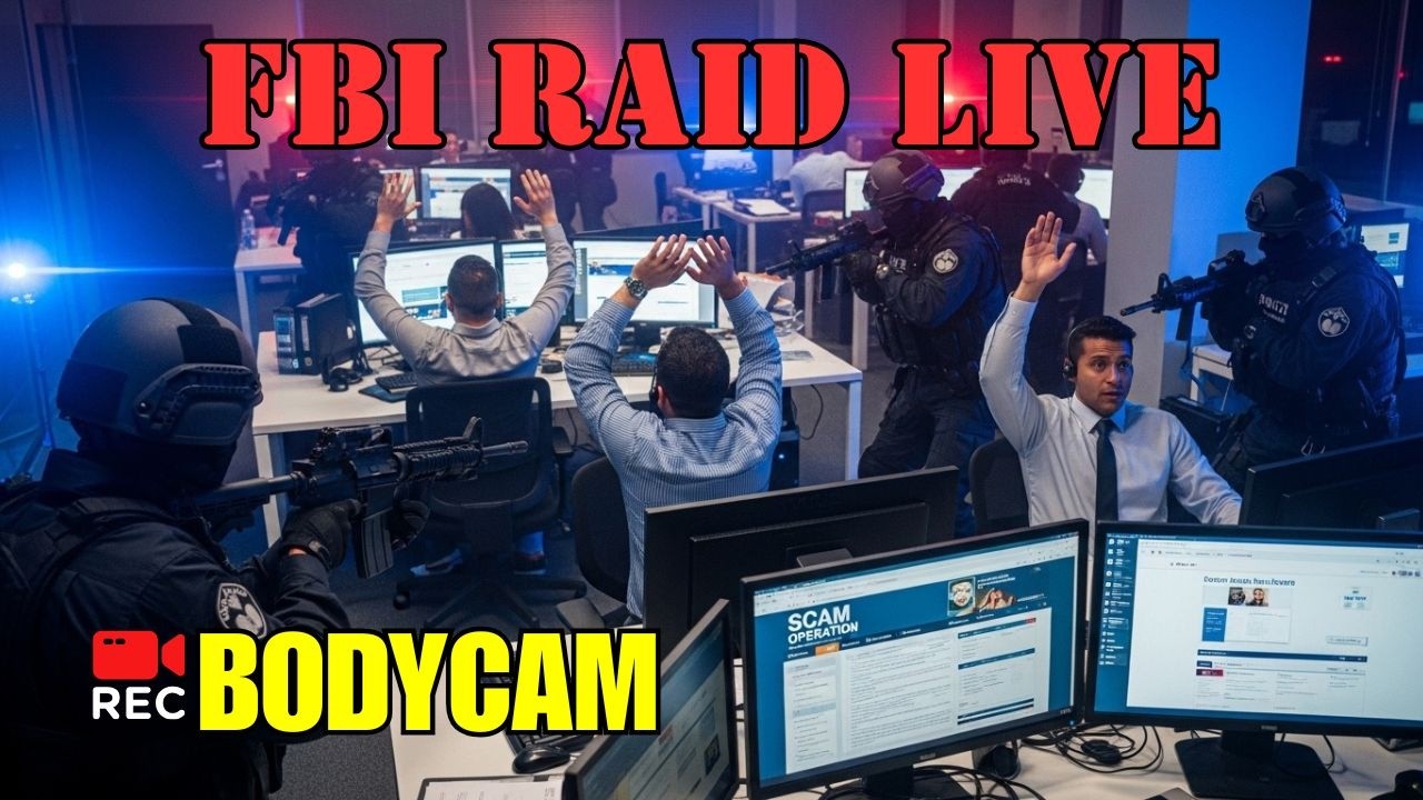 FBI Raided Scam Call Center (Body Cam Footage Released) - YouTube