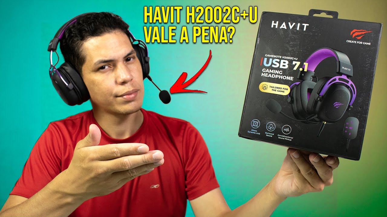 A Evolução do HAVIT H2002D! Conheça o Novo HAVIT H2002C+U (Headset ...
