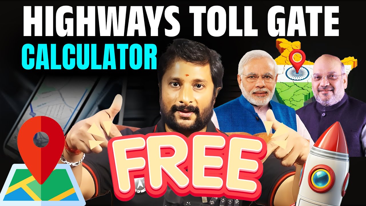 India-வின் National Highways 💥Free TOLL GATE Calculator | New feature ...
