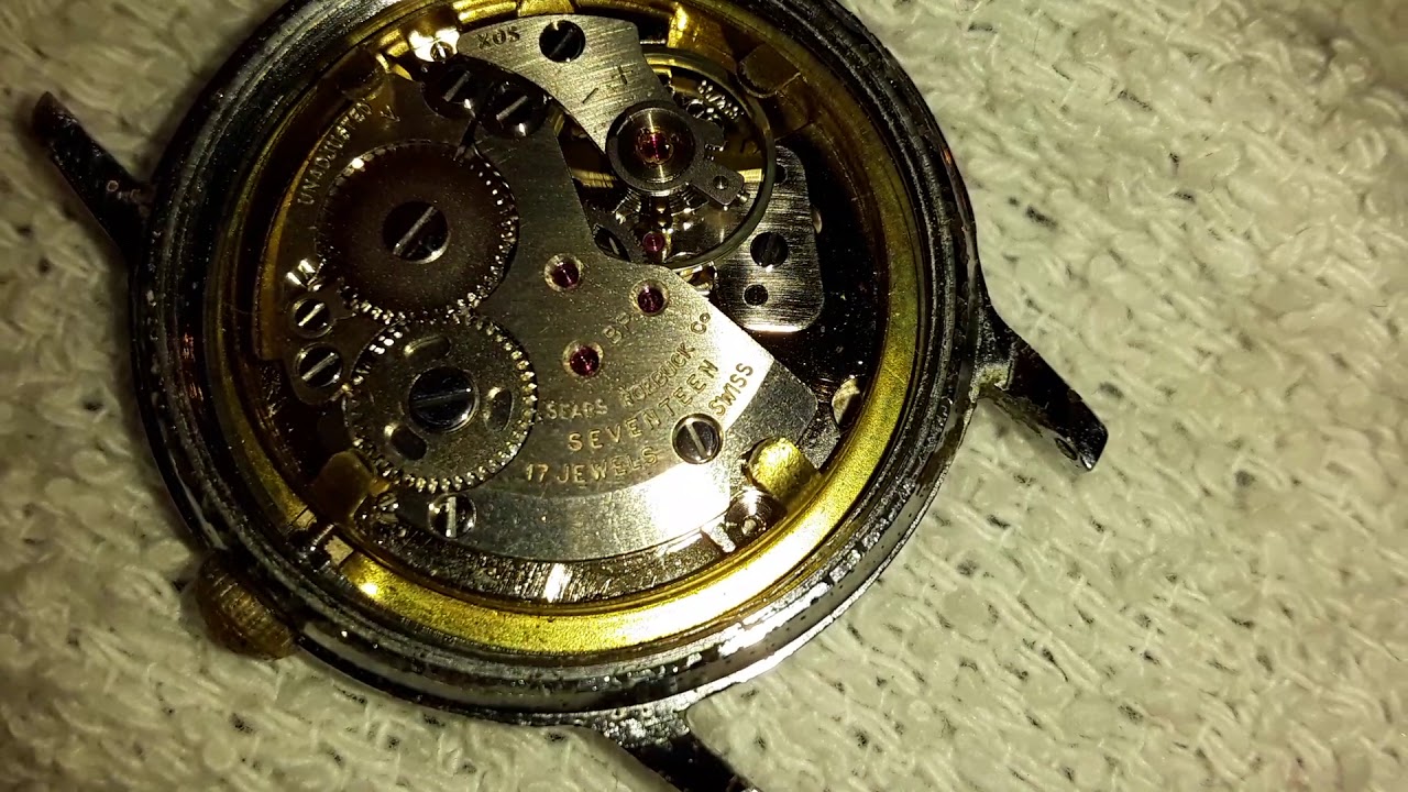 Orvin - Men's 17 Jewel Vintage Swiss Watch - YouTube