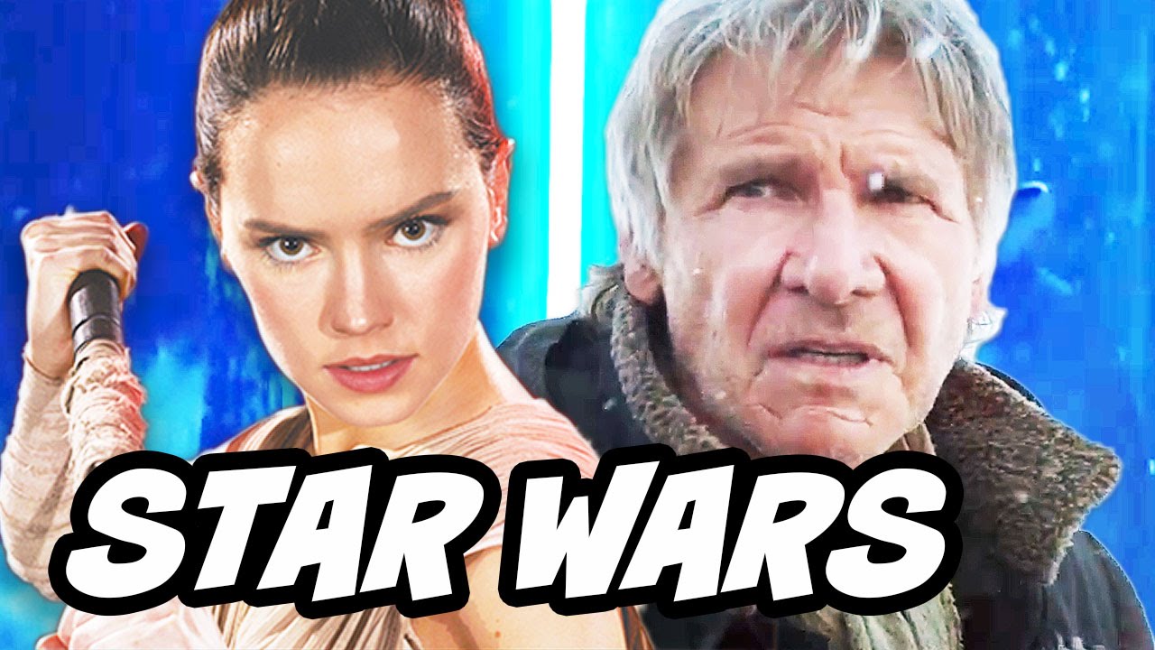 Star Wars The Force Awakens Rey Han Solo Clip Breakdown - YouTube