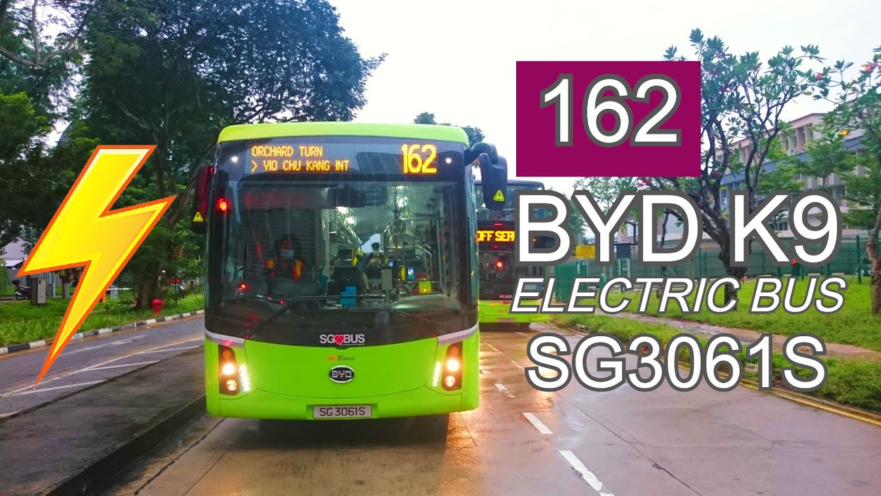 BYD K9 on bus 162 | ⚡Electric Bus! ⚡ - YouTube
