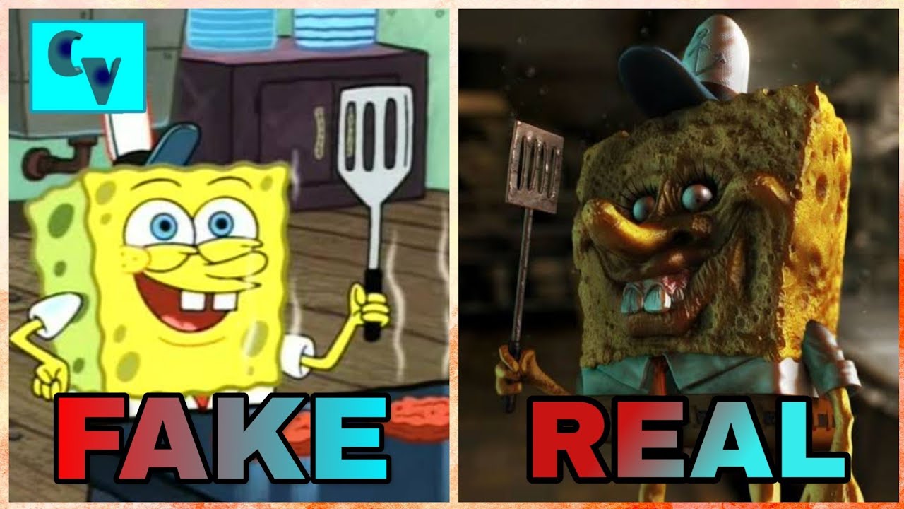 Spongebob Characters Reimagined In "REAL" Life| Cartoon Viral - YouTube