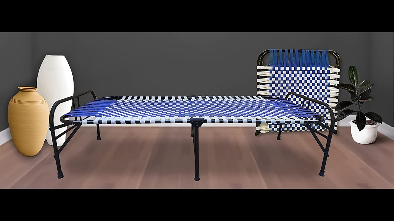 Foldable Bed Cot | niwar India style | light weight | UNBOXING | REVIEW ...