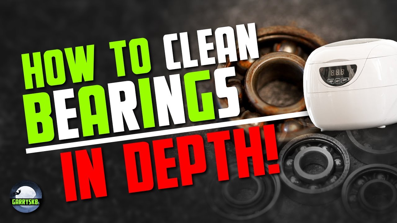 How to clean skate bearings IN DEPTH | The easiest way - YouTube