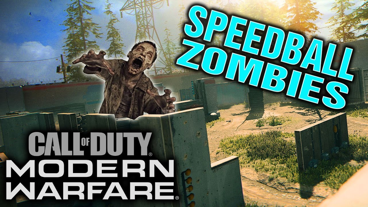 MODERN WARFARE SPEEDBALL ZOMBIES (Call of Duty Zombies Map) - YouTube