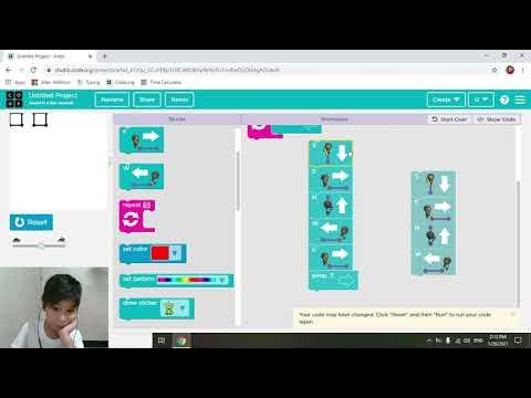 Basic Programming | Code.org | Artist (Pre-Reader) | How to Draw ...