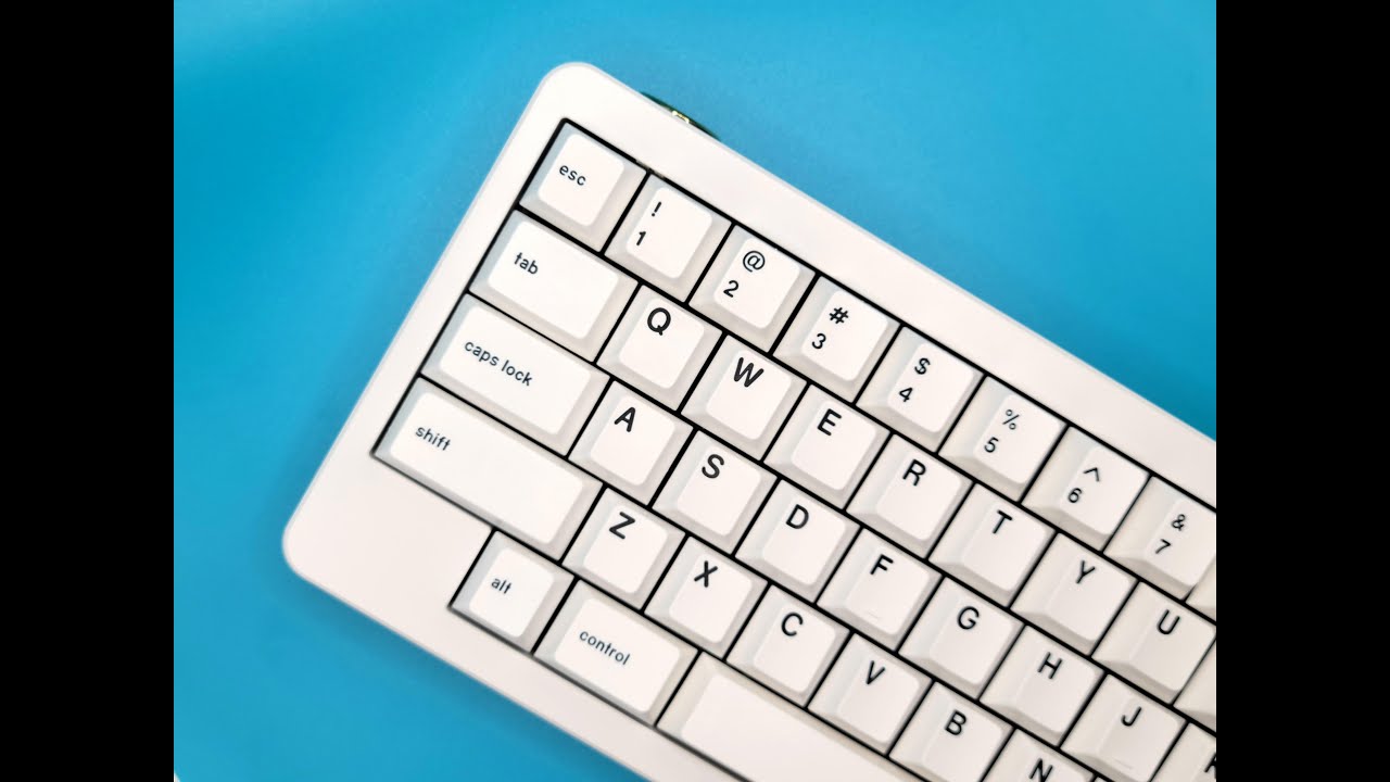 KBDFans D60 HHKB Timelapse + Typing Test - YouTube