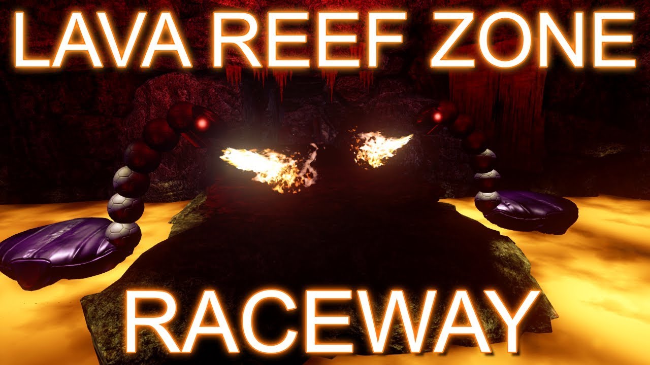 Lava Reef Zone Raceway | Halo 5 Custom Map - YouTube