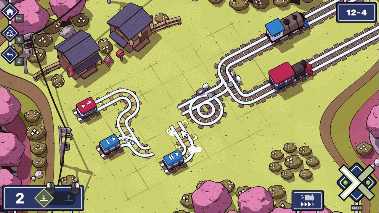 Railbound ( Level 12-4 | Hard 2D Puzzle Game ) | Tutorial and Gameplay - YouTube