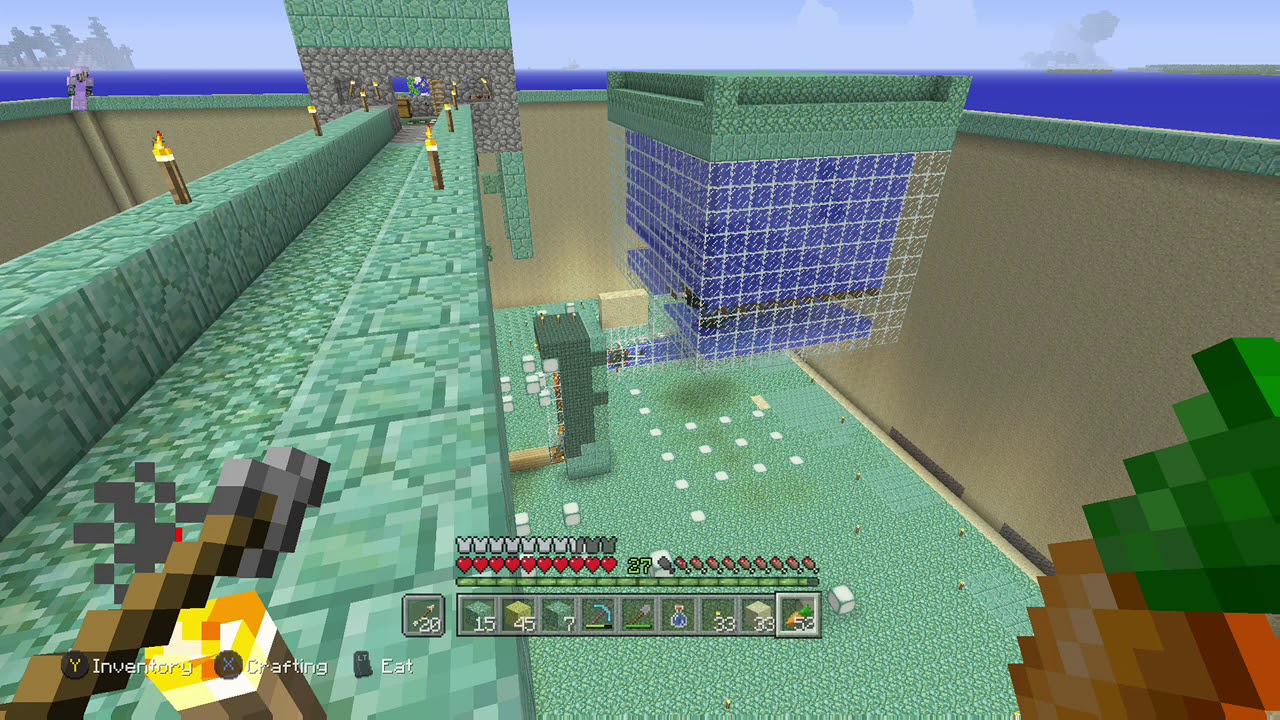 Completed Guardian Farm (Minecraft survival) - YouTube