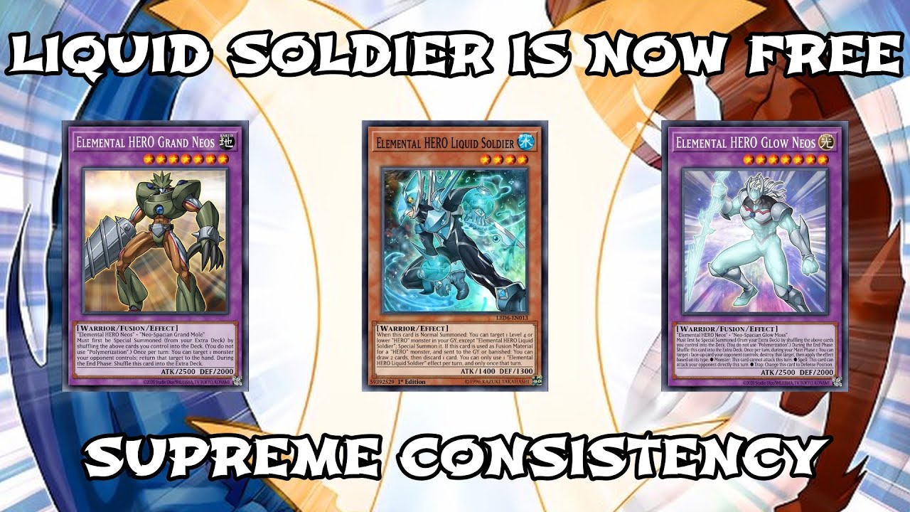 Yu-Gi-Oh! Duel Links || LIQUID SOLDIER UNLOCKS E-HEROES SUPREME ...