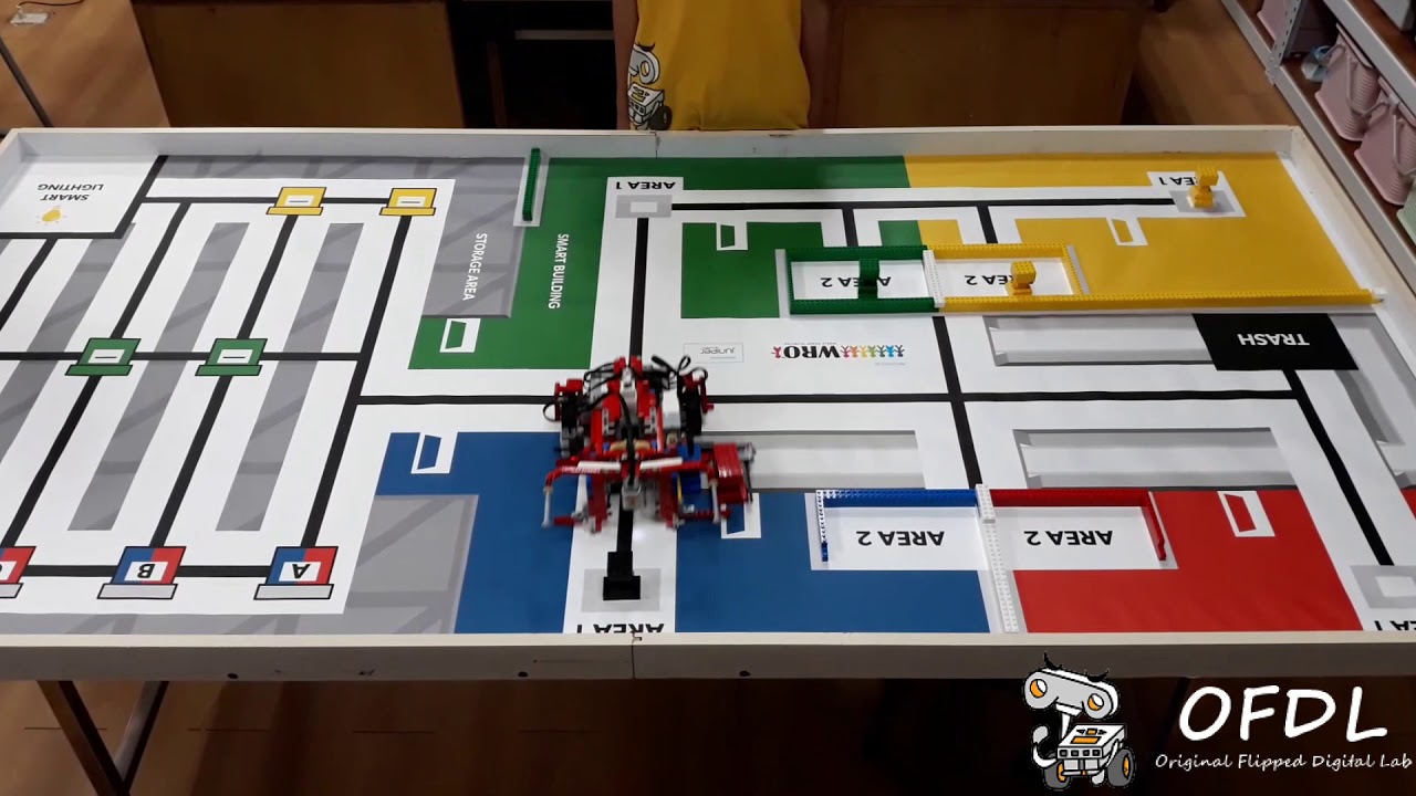 WRO 2019 Junior High 67 sec - OFDL Taiwan (All Collect edition) - YouTube