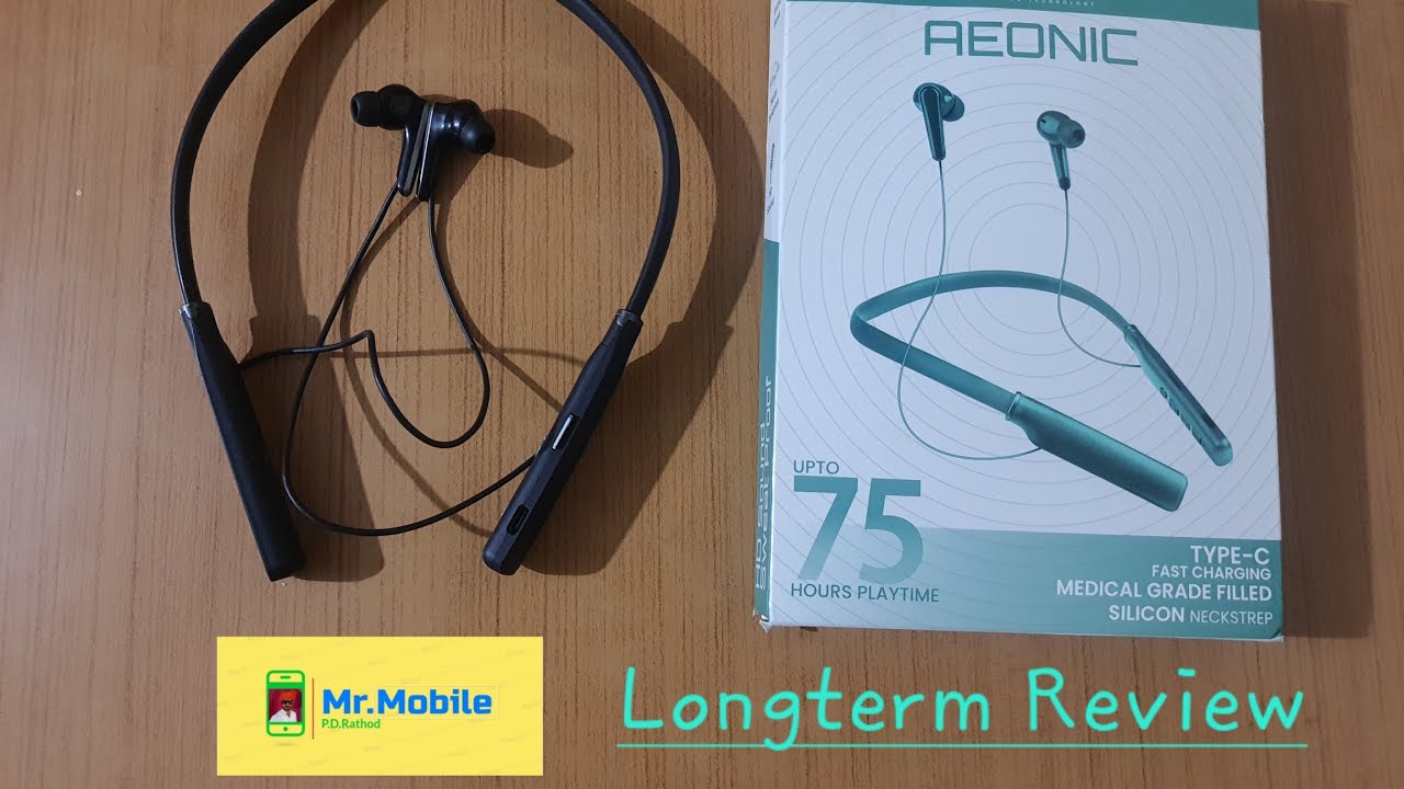 Bonemarrow Aeonic (Ridge RNB012) Wireless Bluetooth Neckband Long Term ...