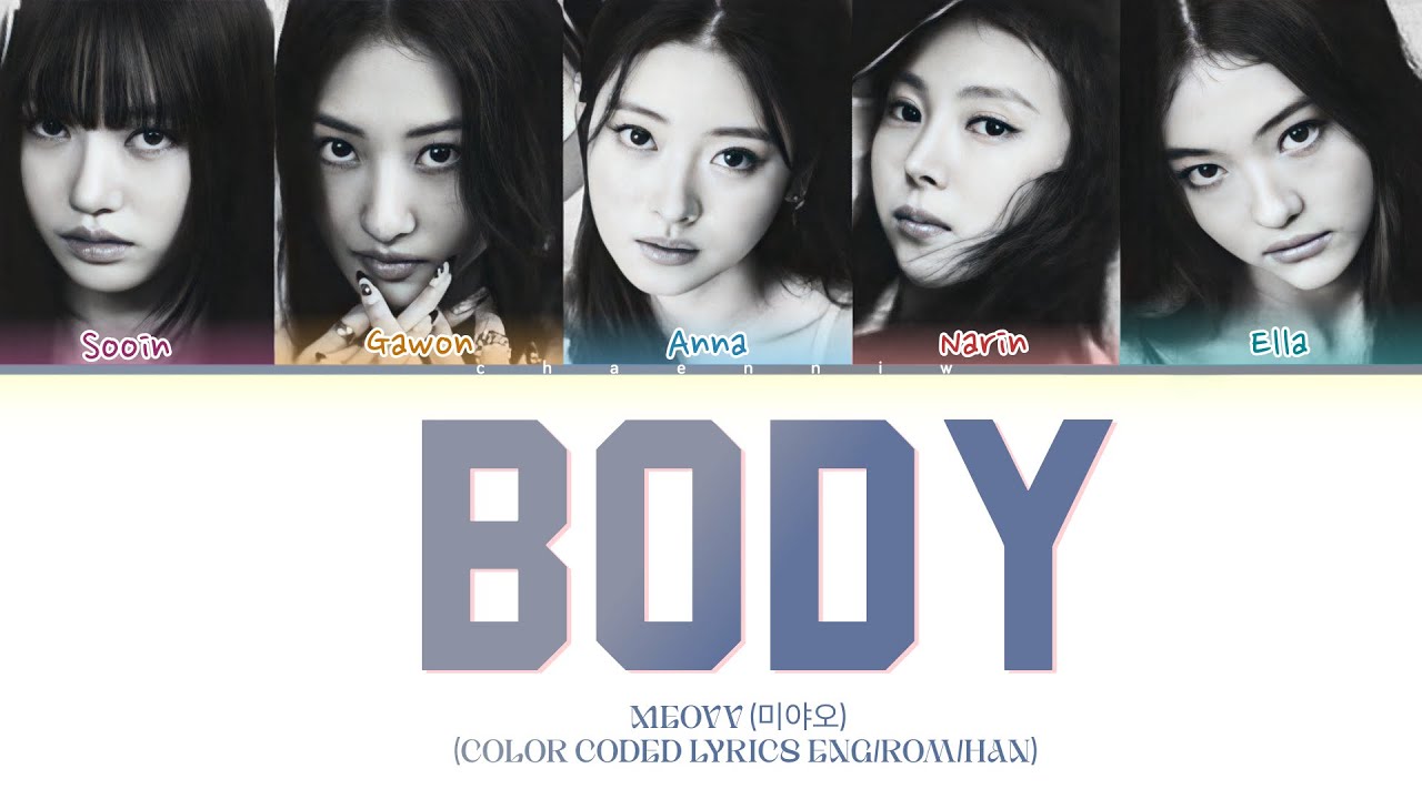 MEOVV 'BODY' Lyrics (미야오 BODY 가사) (Color Coded lyrics Han_Rom_Eng ...