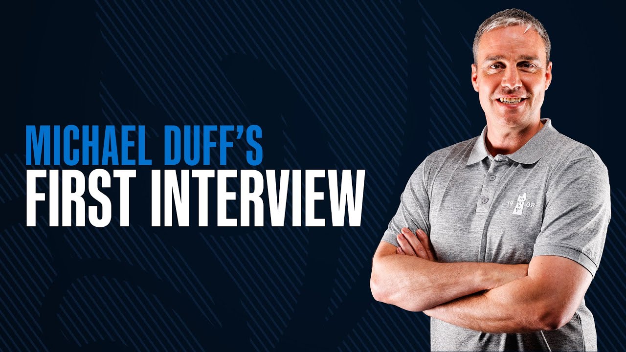 FIRST INTERVIEW | Michael Duff speaks for the first time as Head Coach of Huddersfield Town ...
