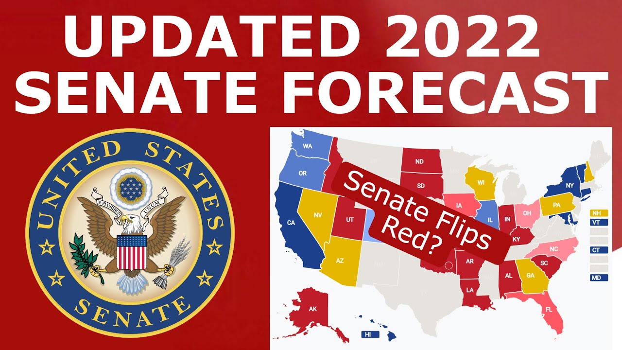 Updated 2022 Senate Map Prediction (August 18, 2022) - YouTube