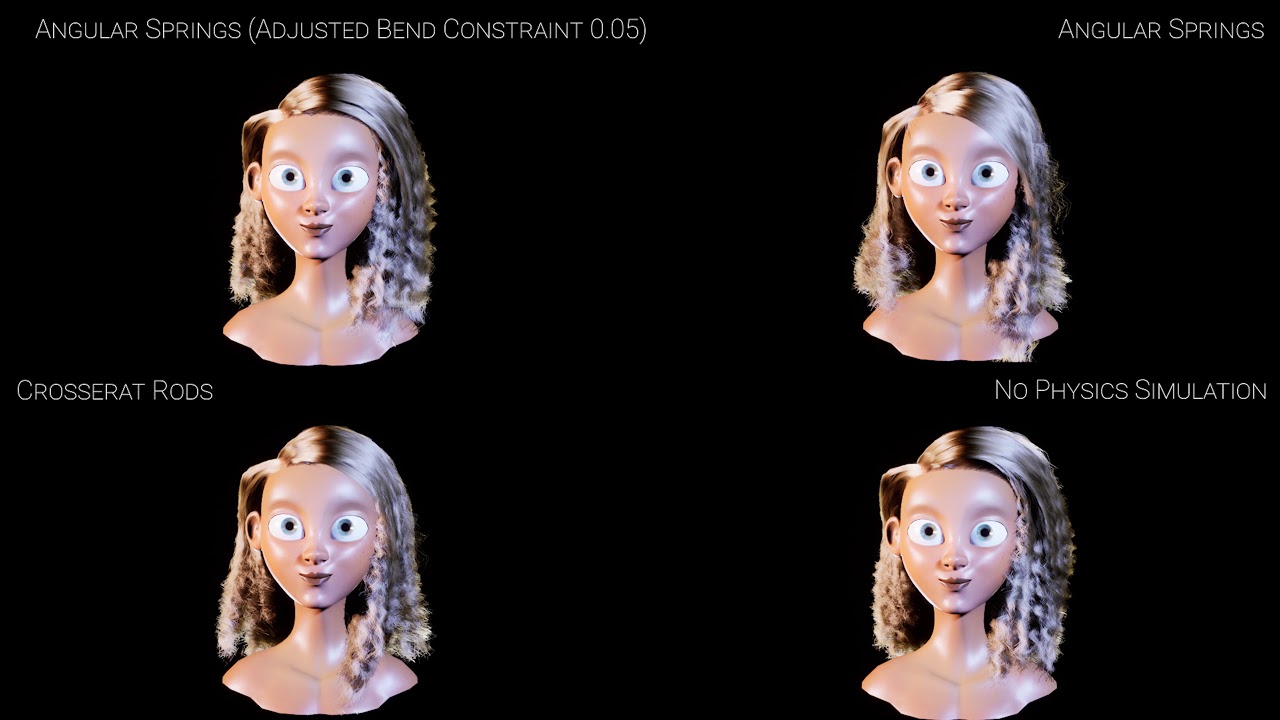 Unreal Engine 4.25: Xgen Hair Simulation (Long Hair) - YouTube