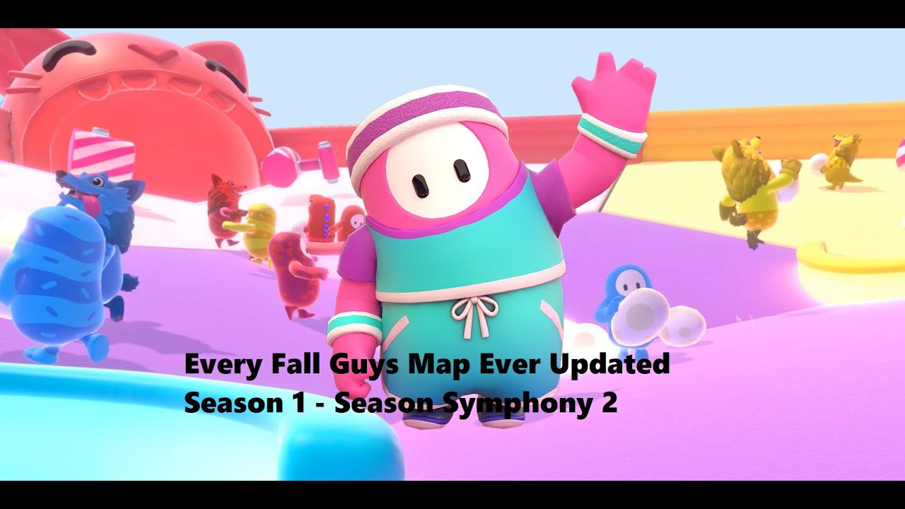 Every Fall Guys Map Ever Season 1 to Season Symphony 2 - YouTube