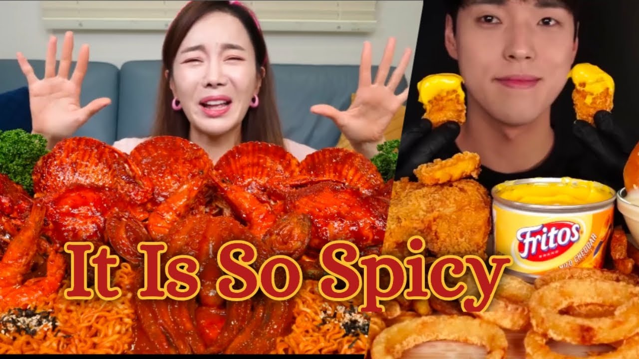 IT IS SO SPICY I AM CRYING #chickenrecipes #momos #spicy #food #mukbang ...