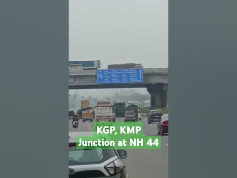 KGP, KMP junction point at NH 44 - YouTube