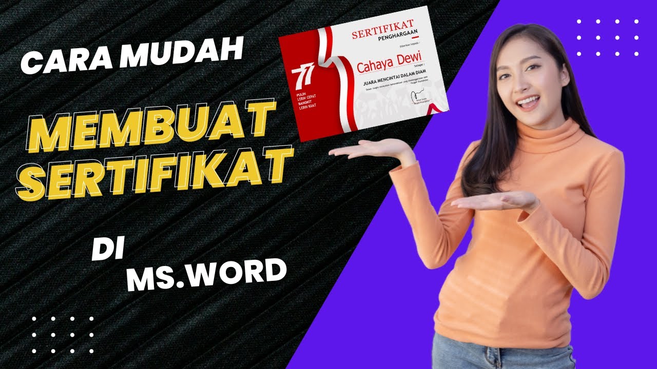 🔴Sertifikat Lomba 17 Agustus Word // Template Piagam HUT RI ‼ - YouTube