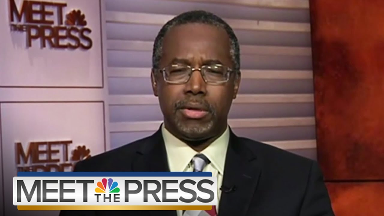 GOP Candidate Ben Carson On Obama's Foreign Policy | Meet The Press ...