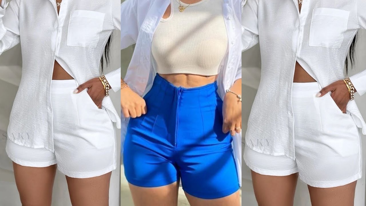 How to Cut and Sew a Short knicker with zipper and elastic waistband ...