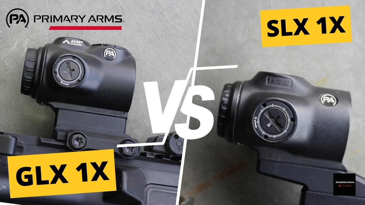 Primary Arms GLx VS SLx 1x Micro Prism: FULL COMPARISON (Which One is Better?) - YouTube