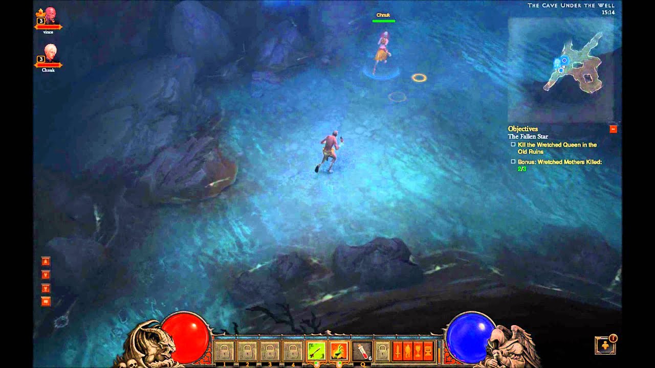 Diablo 3 : The Cave Under the Well - YouTube