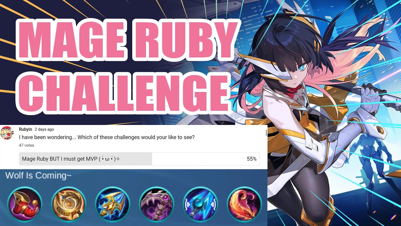 Mage Ruby BUT I MUST WIN & MVP | w Aspirants Skin | Mobile Legends ...