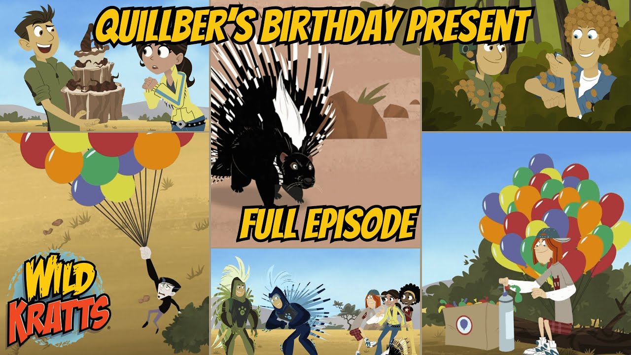 Wild Kratts S01E40 - Quillber's Birthday Present; porcupines, zebras ...