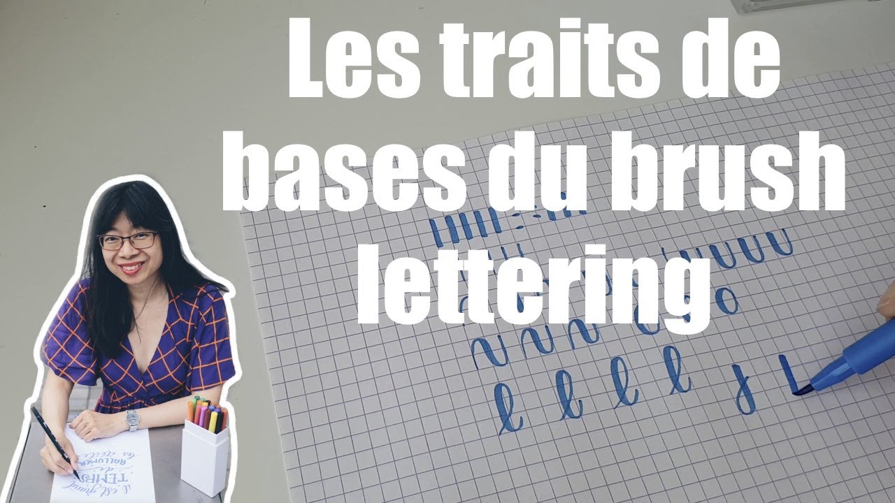 Pratique le lettering avec moi : brushlettering, traits de base ! (jour ...