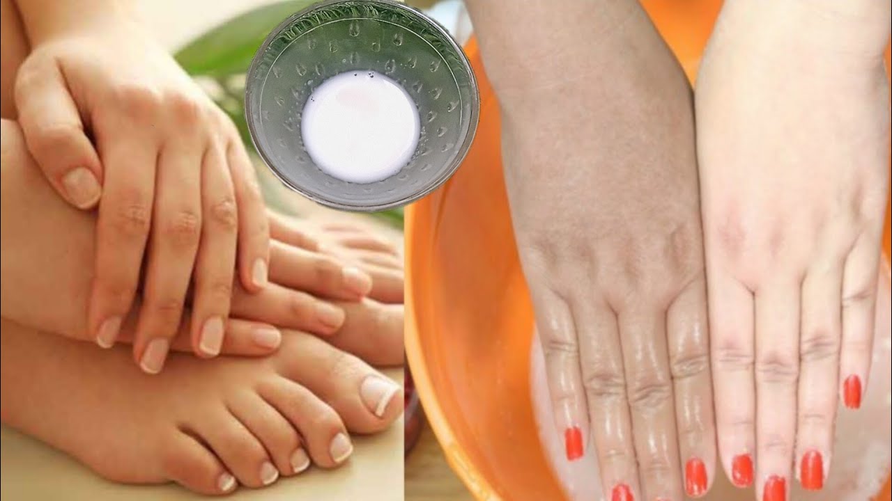 दूध में केवल एक चीज मिलाकर पाएं हाथ और पैर साफ करें , Glowing & Smooth hands,feet in One use दूध ...