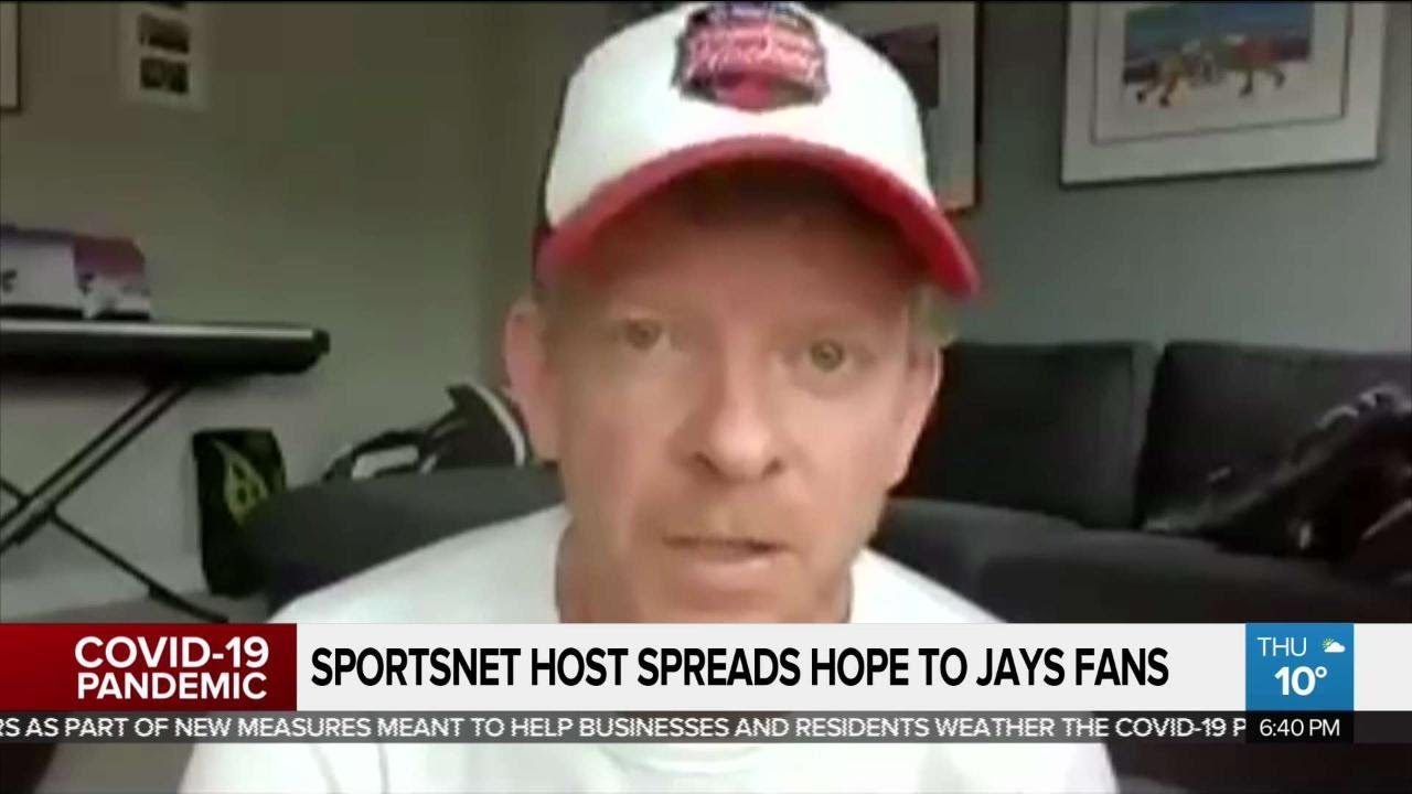 Sportsnet host spreads hope to Jays fans - YouTube