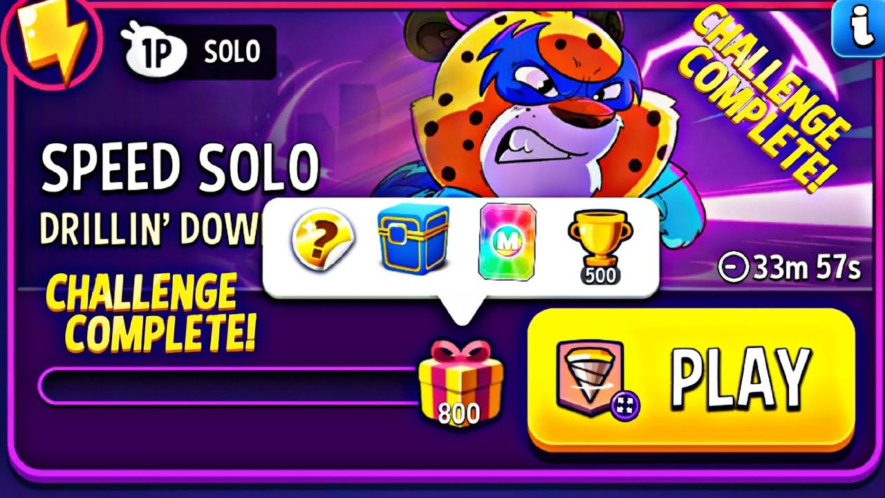Speed Solo / Drillin Down Super Sized Solo Challenge | Match Masters ...