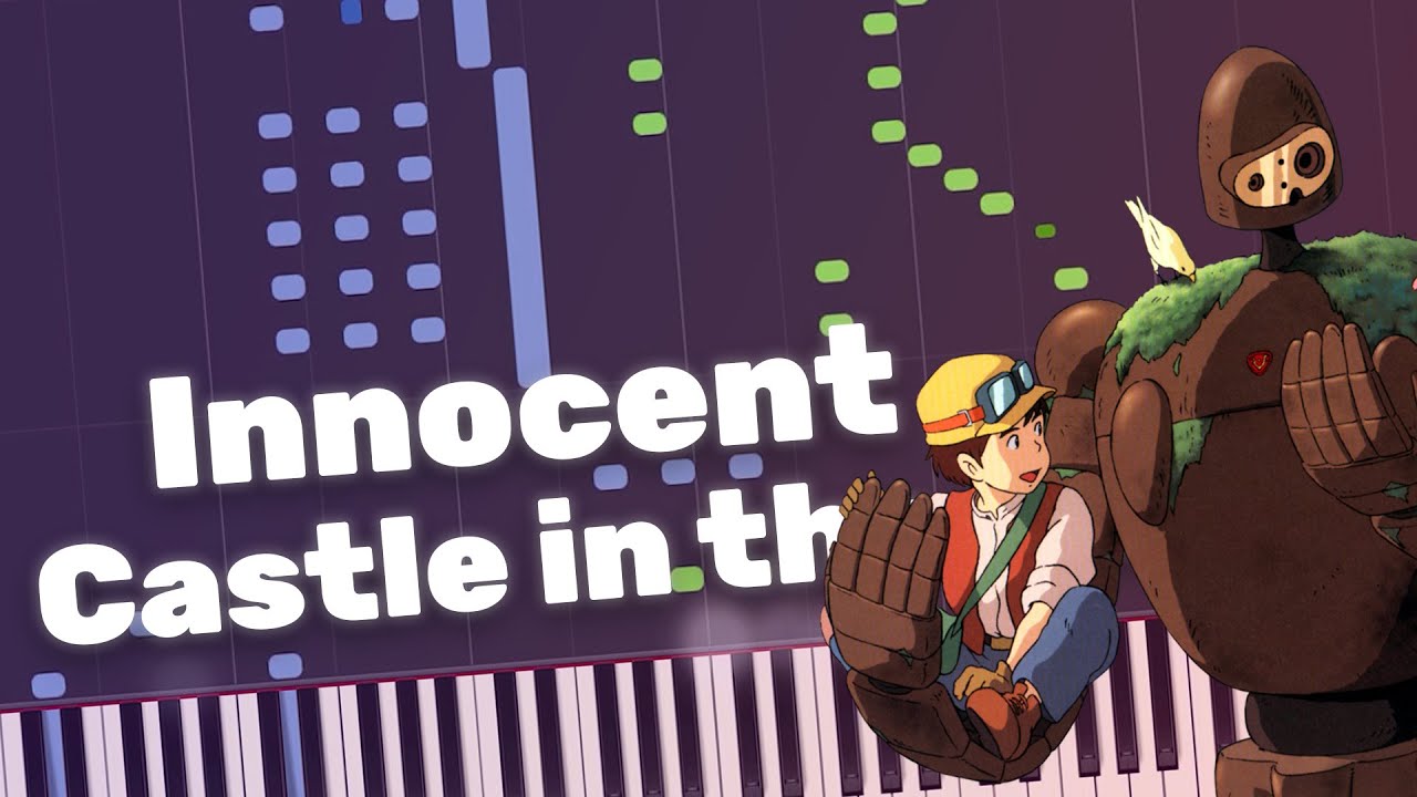Innocent, Castle in the Sky - Joe Hisaishi (Piano Tutorial) - YouTube