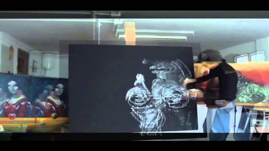 NAIKER ROMAN pintor.ACCION PLASTICA JOHN LENNON - YouTube
