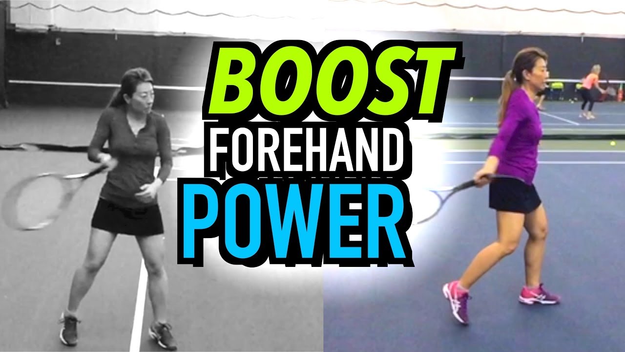 FOREHAND Tennis Lesson: INCREASE YOUR POWER - Technique + Drills - YouTube
