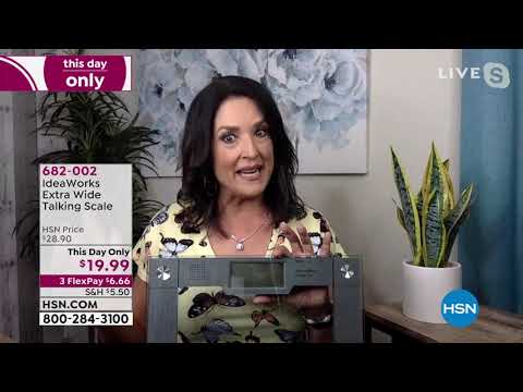 IdeaWorks Extra Wide Talking Scale - YouTube