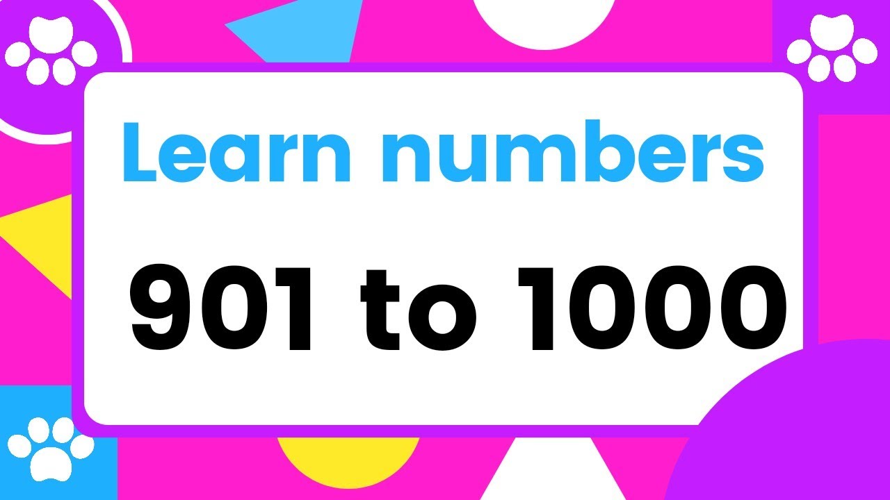 901 To 950 Numbers godavaritambekar YouTube 901-to-950-numbers-godavaritambekar-youtube