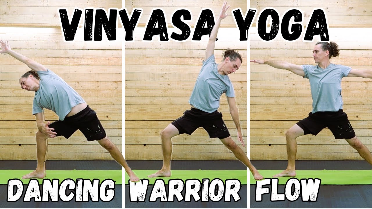 Dancing Warrior Sequence Flow | Vinyasa Yoga | Guided Demonstration ...